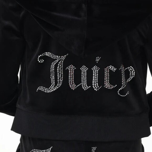 Juicy Couture | Jackets & Coats | Juicy Couture Og Big Bling Velour ...